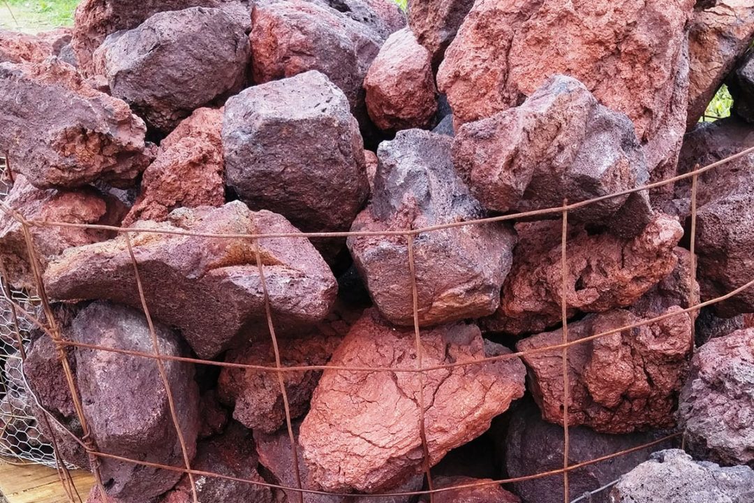 Red Lava Boulder | Rosenbalm Rockery